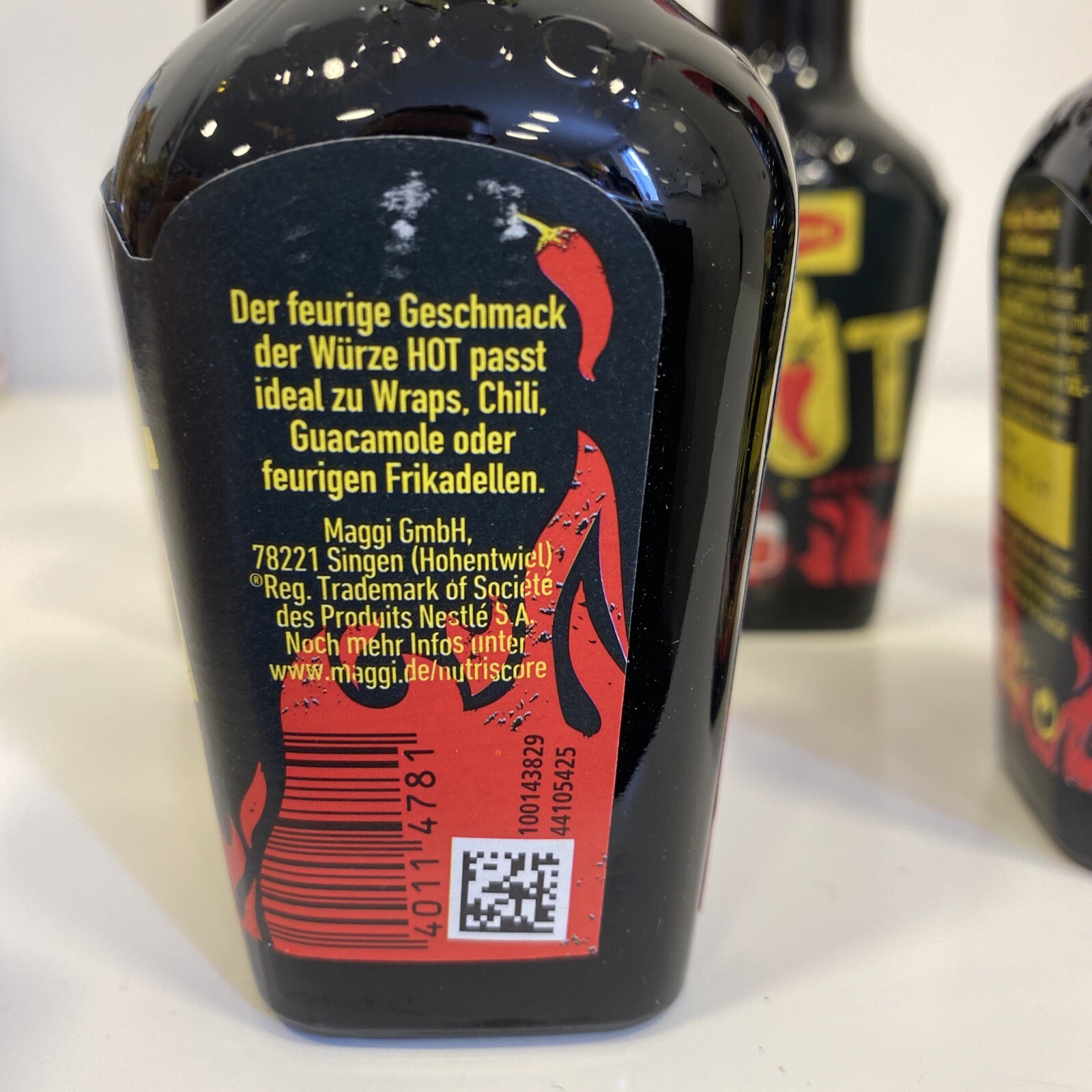 5x Maggi WÜRZE HOT scharf + würzig 5x 100ml Flasche 39,98€/l 40114781 ...