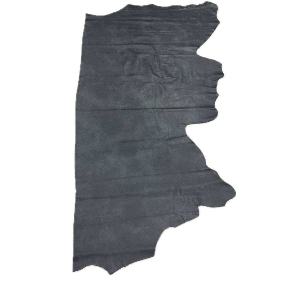 Graphite Black Upholstery Leather Hide Half-Side Cow Approx. 27 Square ...