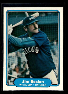 1982 Fleer Baseball #341 Jim Essian "Set Break" Mint Chicago White Sox ...