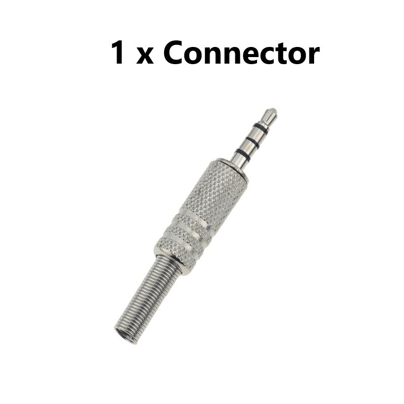 3.5mm 4 Pole Male Jack Plug Replacement DIY Audio Video Soldering ...