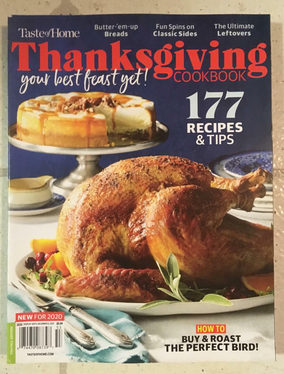 THANKSGIVING COOKBOOK 177 RECIPES & TIPS 128 Pages TURKEY Guide CLASSIC ...