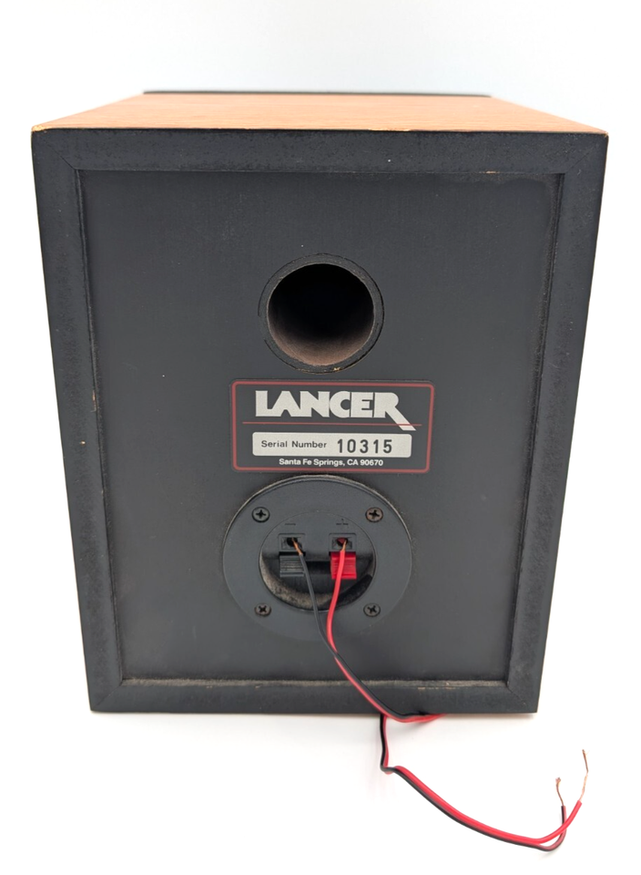 Vintage JBL Lancer Bookshelf Speaker (Tested) Working Great | eBay