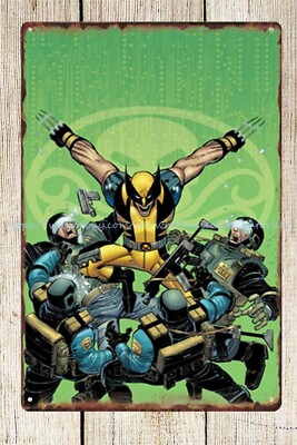 comics Wolverine metal tin sign reproduction wall art decals | eBay