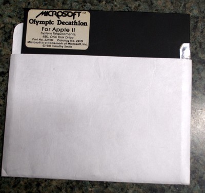 Microsoft Decathlon 5 1/4" Floppy Disk for Apple II 1981 | eBay