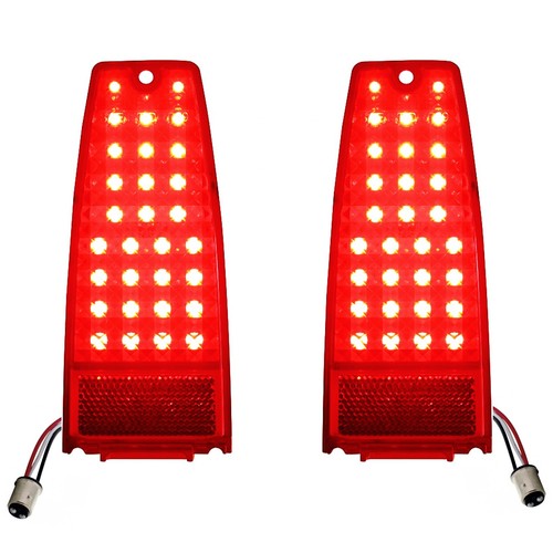 66 67 Chevy II Nova Red LED Rear Tail Running Brake Light Lamp Lens ...