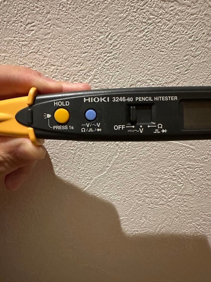 HIOKI 3246-60 Pencil Hi-Tester Digital Multimeter Voltage Resistance ...