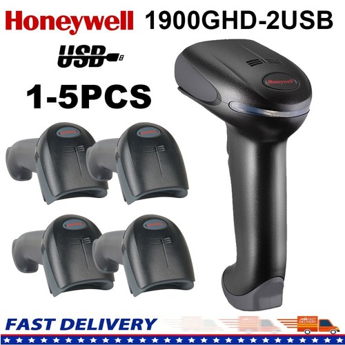 Lot 1-5x Honeywell Xenon 1900GHD-2USB High Density 1D 2D Barcode ...
