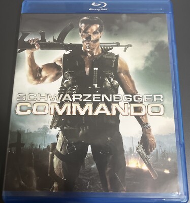Commando (Blu-ray, 1985) SCHWARZENEGGER ACTION MILITARY EXPENDABLES 24543414223 | eBay