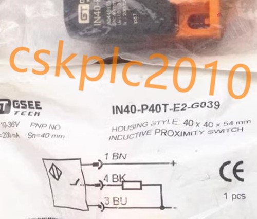 1 PCS NEW IN BOX GT/GSEE Sensor IN40-P40T-E2-G039 | eBay