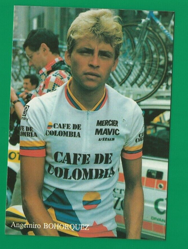 CYCLISME carte cycliste ANGEMIRO BOHORQUEZ équipe CAFE ........ Tour de ...