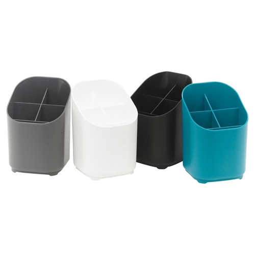 Kitchen Plastic Cutlery Drainer Basket Holder Storage Bucket Rack ...