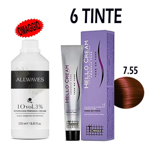 TEINTE HELLO CREAM 100 ML (7,55 GRENADE 6 PIÈCES) TECHNIQUE + OXYGÈNE ...