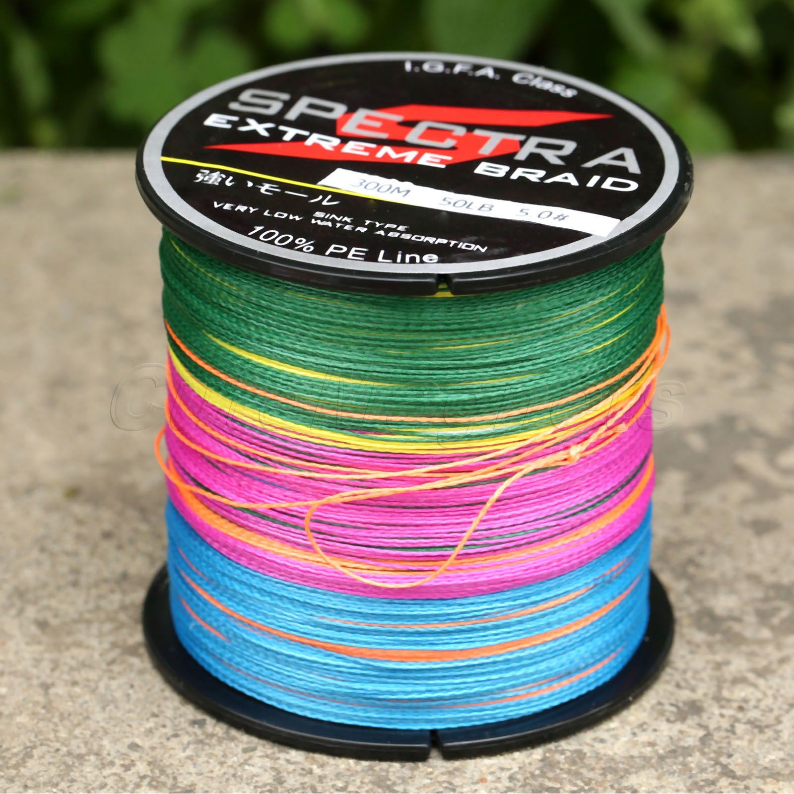 300/500/1000M 4 Strands Braided Fishing Line White Fluorescent Green ...