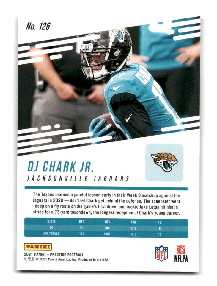 DJ Chark Jr. 2021 Panini Prestige FOOTBALL #126 Jacksonville Jaguars | eBay