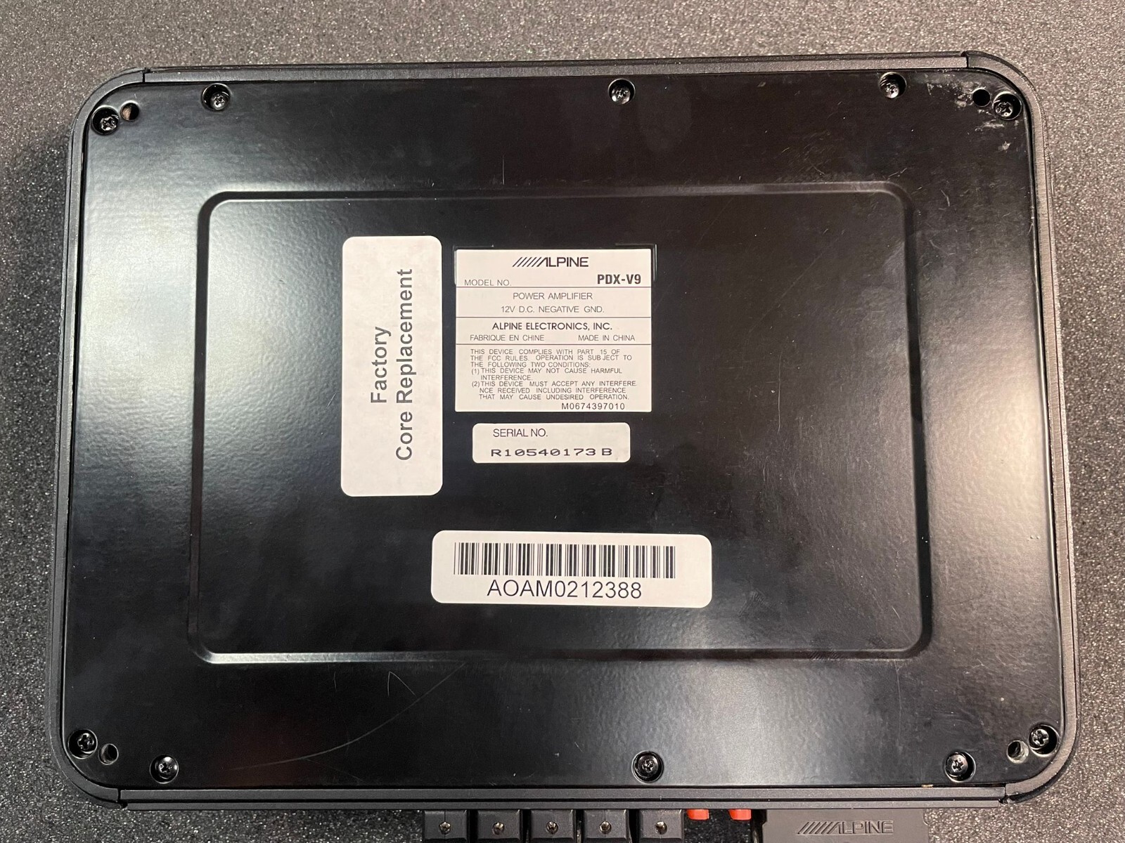 Alpine PDX-V9 900W 5-Channel Car Amplifier for sale online | eBay