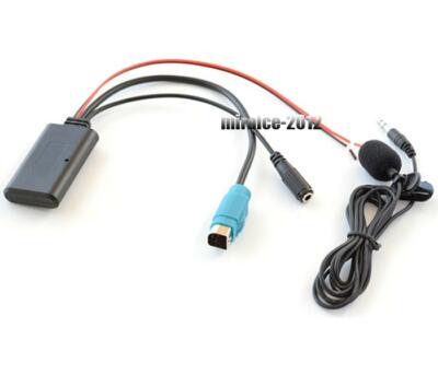 Microphone Bluetooth MIC AUX Audio Cable for Alpine KCE-237B CDE-101 ...