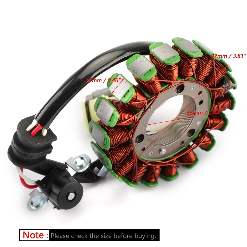 Alternator Stator Coil 18 Poles For Yamaha YFZ450 YFZ450R 09-18 18P ...