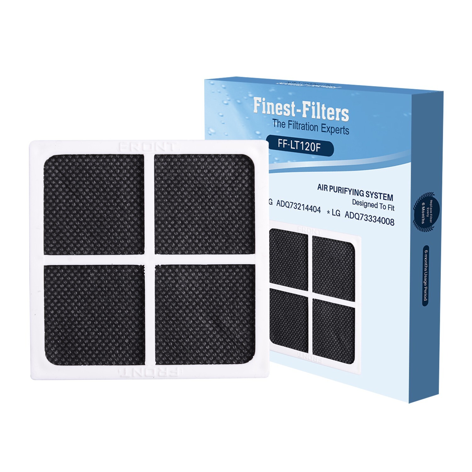 3 x Fresh Air Filter For LG LT120F, Refrigerator Freezer Air Filter ...