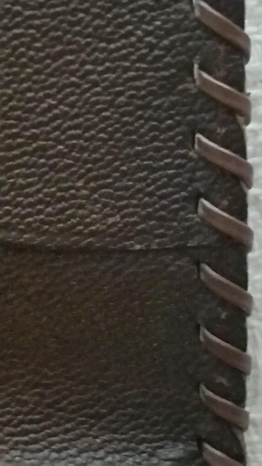 Antique Mens Wallet Leather Bill Fold TALON Zipper Brown Top Grain 40's ...