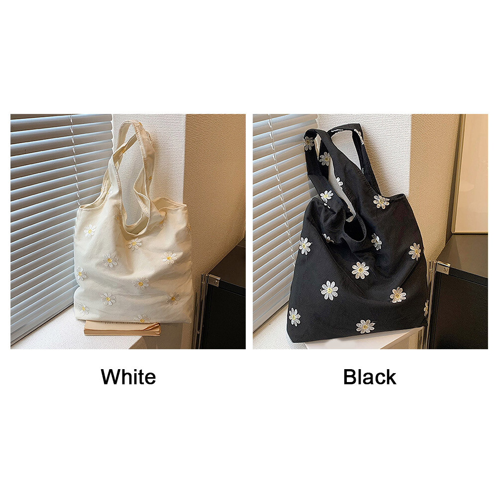 Cute Daisy Summer Shoulder Bag Large Capacity Bag Portable Stylish ...