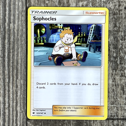 Pokémon TCG Sophocles Sun & Moon - Burning Shadows 123/147 Regular | eBay