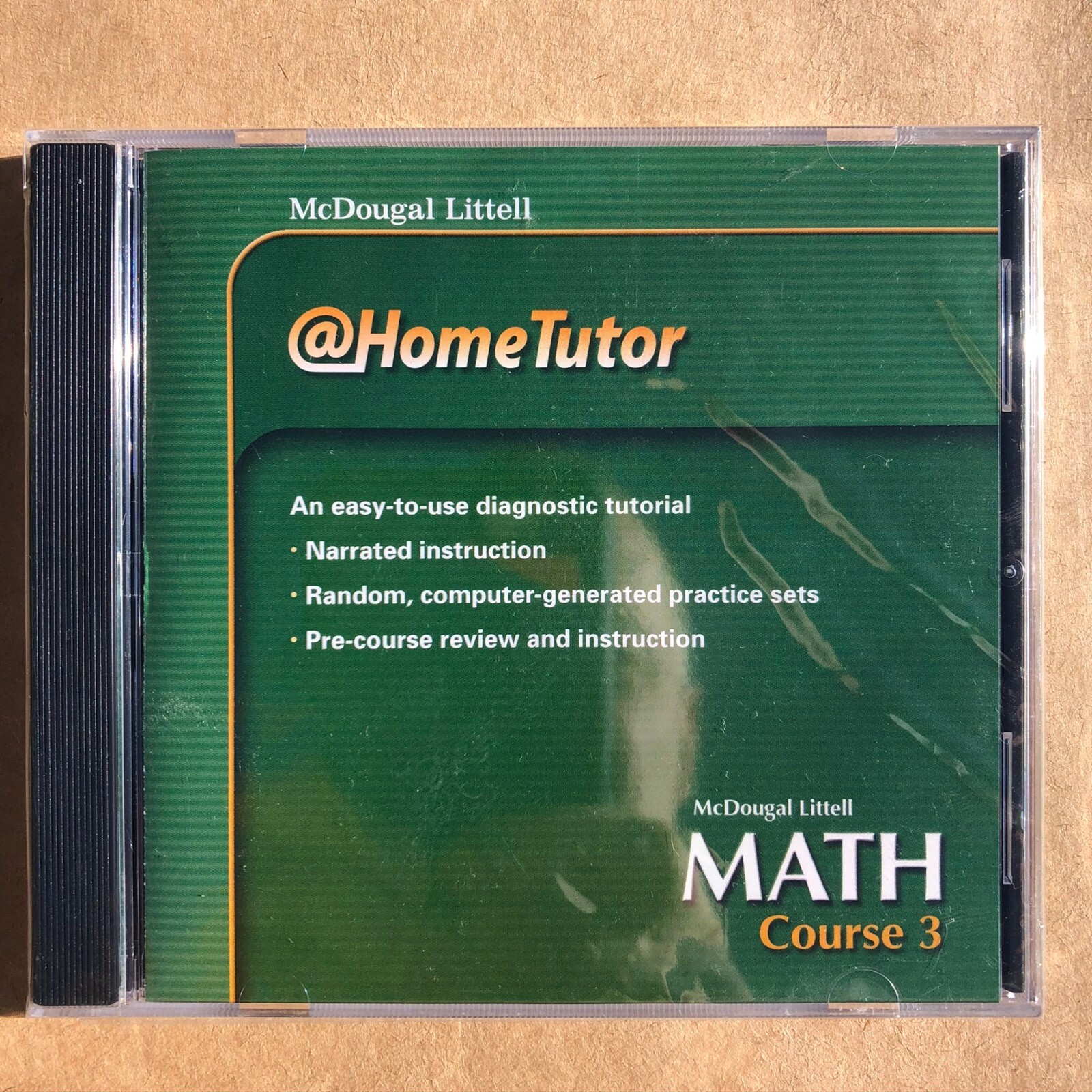 McDougal Littell CD - Math Course 3 - @HomeTutor Student-Centered Math ...