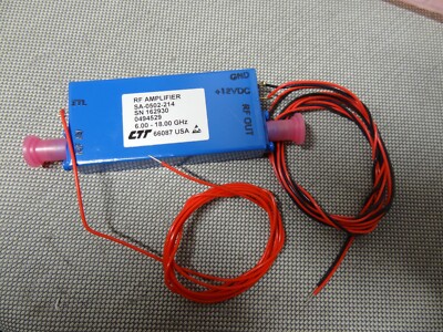 CTT RF Amplifier SA-0502-214 6.00-18.00 GHz #168 | eBay