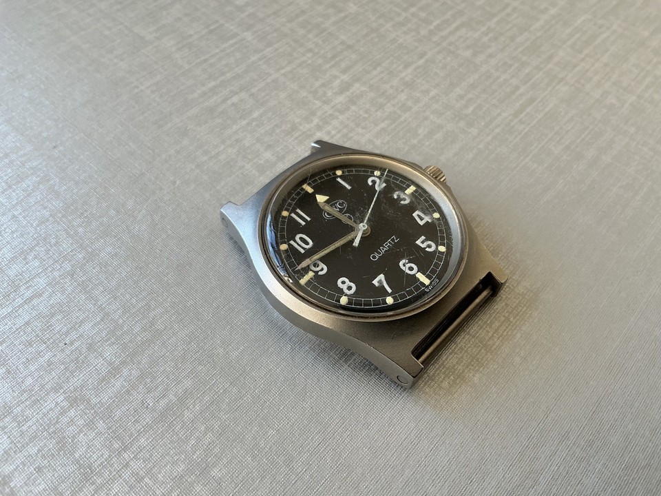 CWC G10 'Fatboy' British Army issued watch 1983 'sold as spares or ...