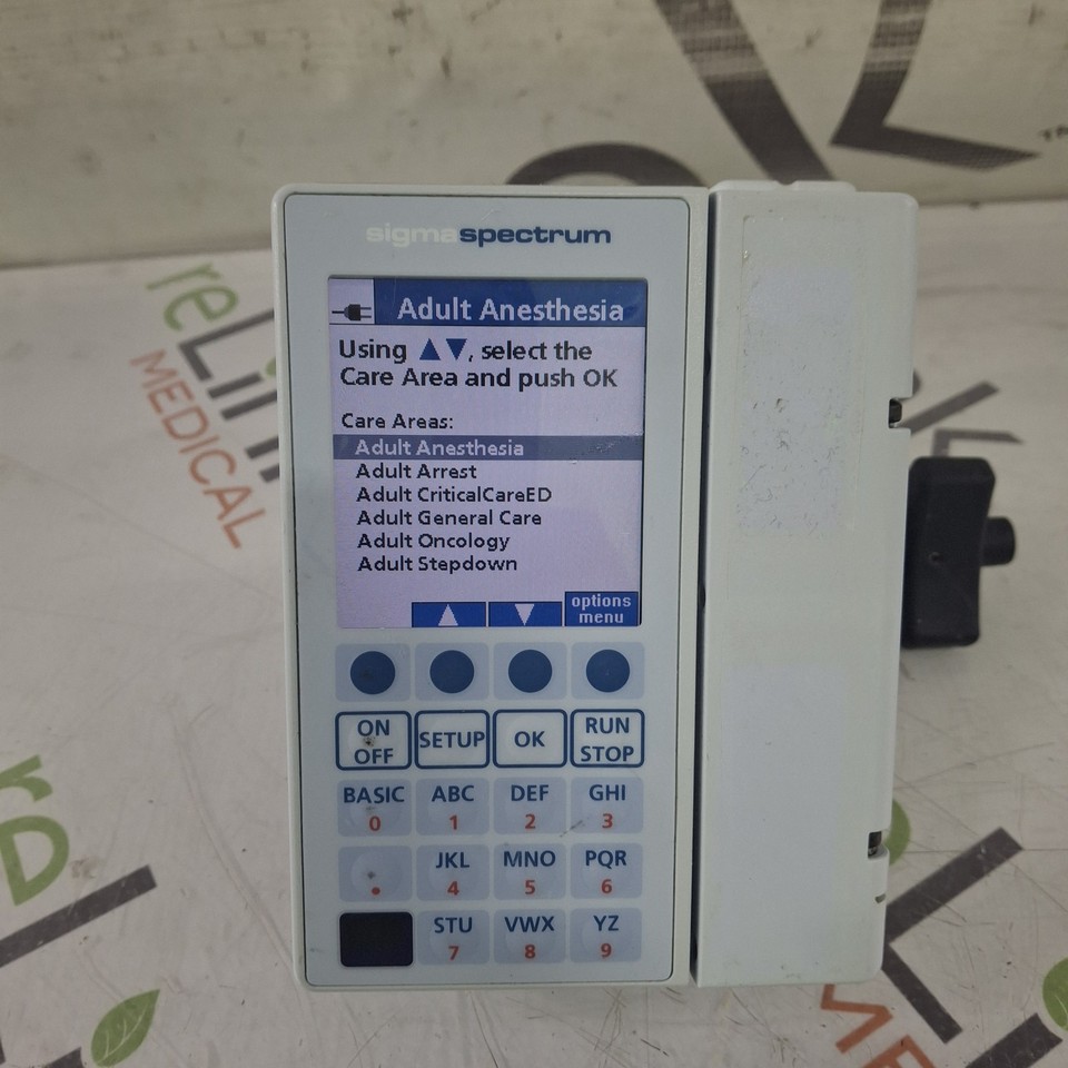 Baxter Sigma Spectrum 8.01.00 w/o Battery Infusion Pump | eBay