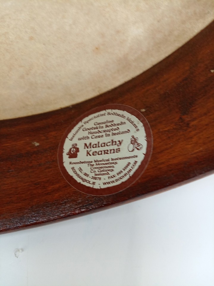 Malachy Kearns Irish Bodhrán Drum With Beater And Guide Booklet Boxed ...