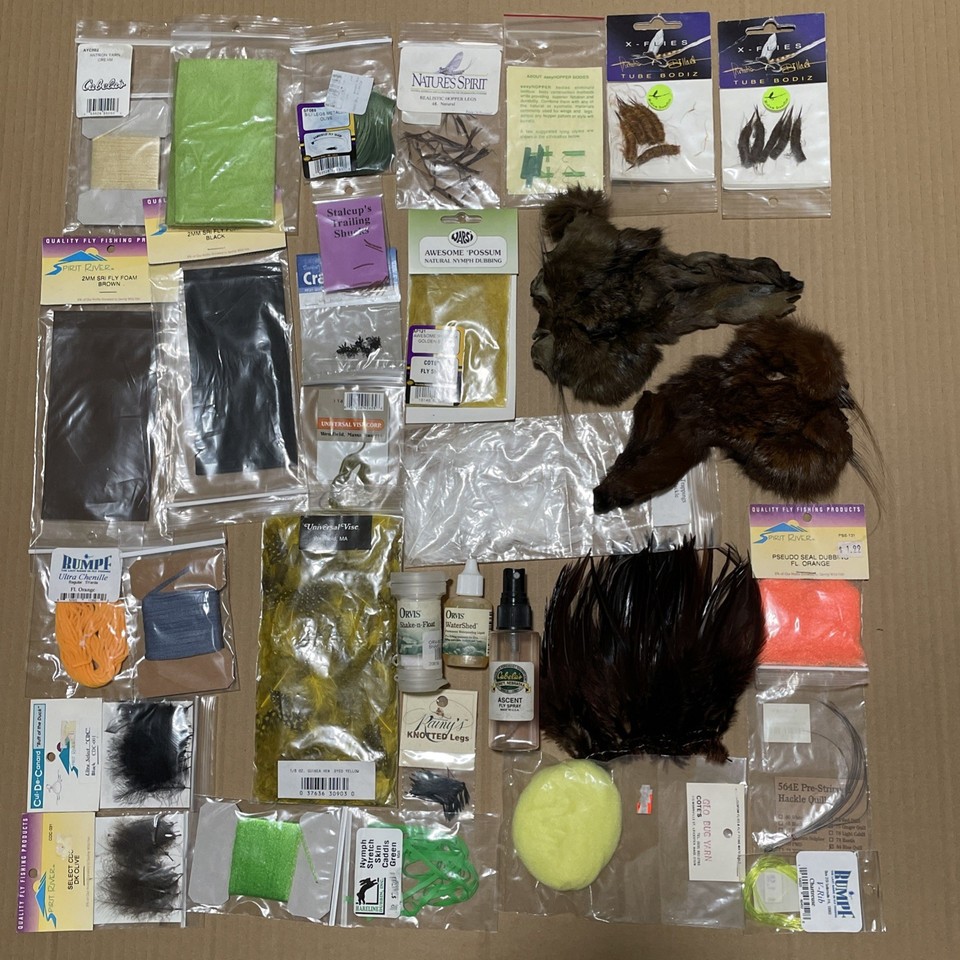 Fly Tying Lot of a lot of items | eBay