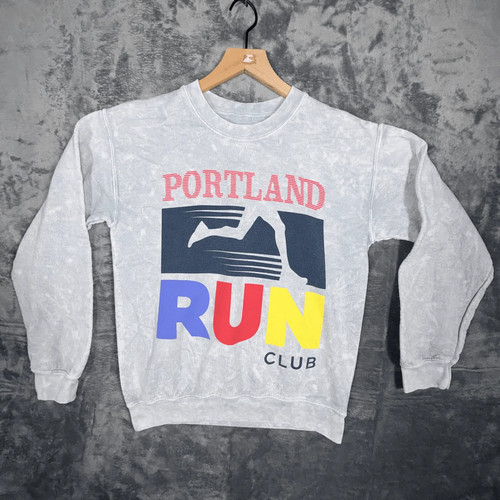 Portland Run Club Vtg Graphic Sweatshirt Crewneck Pullover Size XS ...
