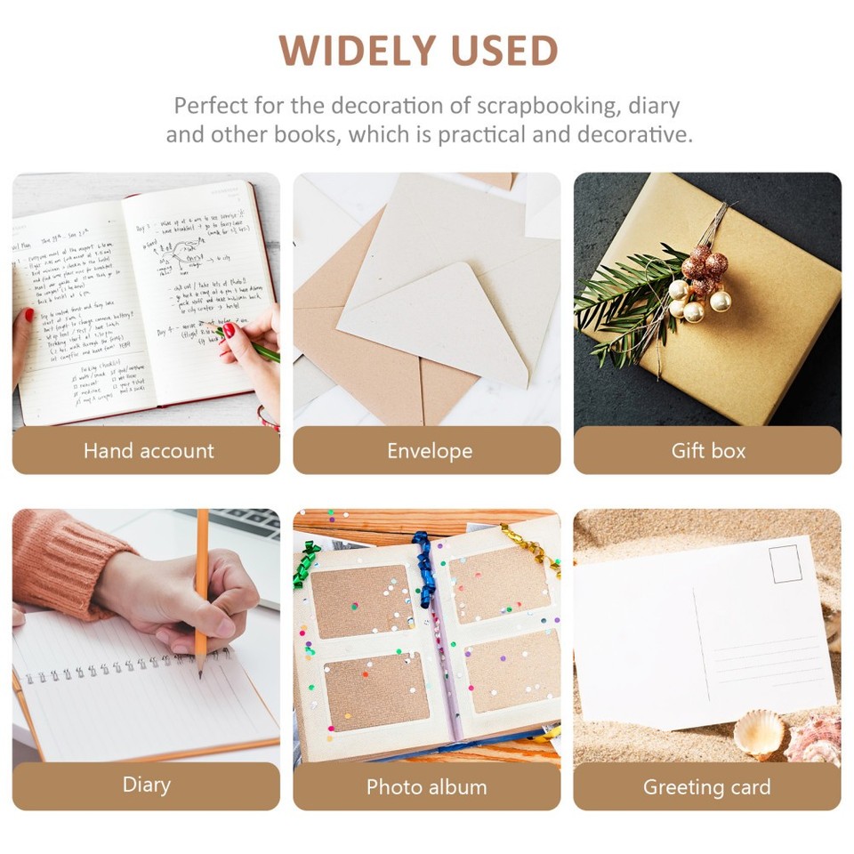 Vintage Stickers Scrapbooking Paper Retro Newspaper DIY Material | eBay ...