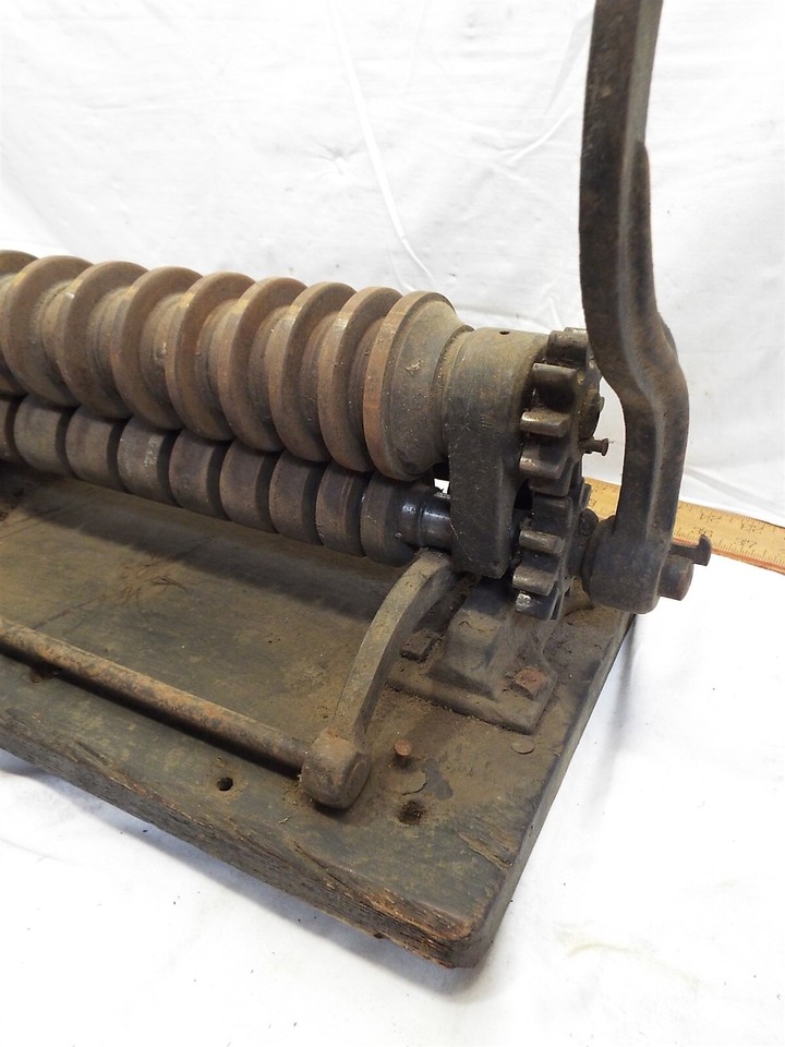 Antique Harness Makers Leather Creasing Rein Tool Machine Saddle Maker ...