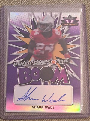 SHAUN WADE 2021 Leaf Valiant AUTOGRAPH #24/25 Ohio State Patriots ...
