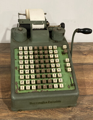 Cash Register, Adding Machines - Burroughs Portable