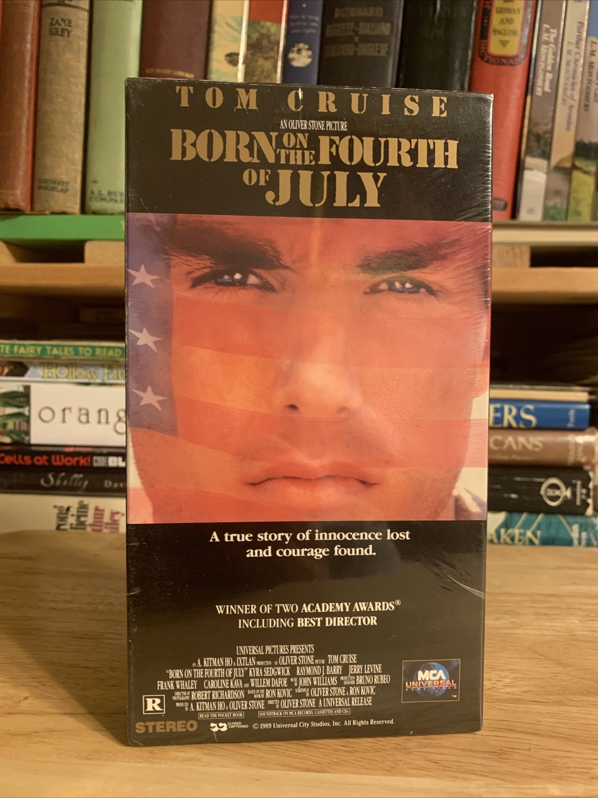 NEW SEALED Born on the Fourth of July VHS, 1990 oliver stone USA TOM ...