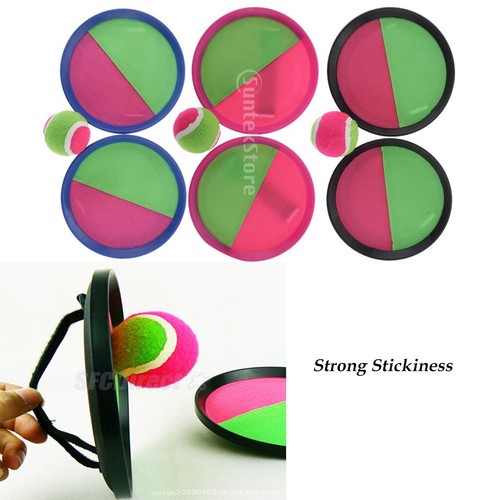 Sportspielzeug Sticky Racket und Ball Toss & Catch Game Refill Balls ...