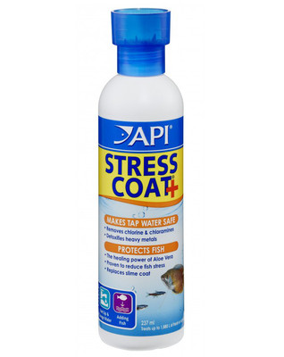 API Stress Coat 237ml Tap Safe Water Conditioner Dechlorinator Fish ...