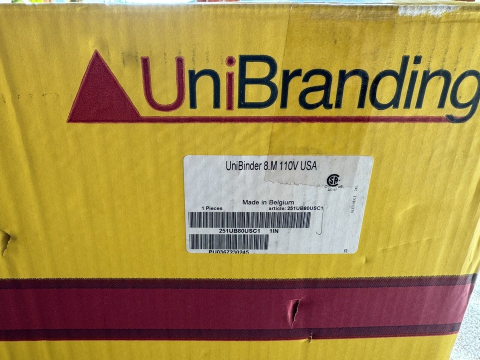 Unibind 8.M Thermal Binder with Crimper Heat Binding Machine | eBay