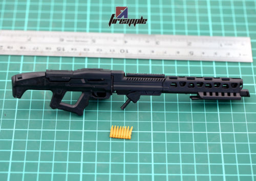 1:6 Scale Model Assembly Avatar Machine Gun 4D Plastic For 12" Figure ...