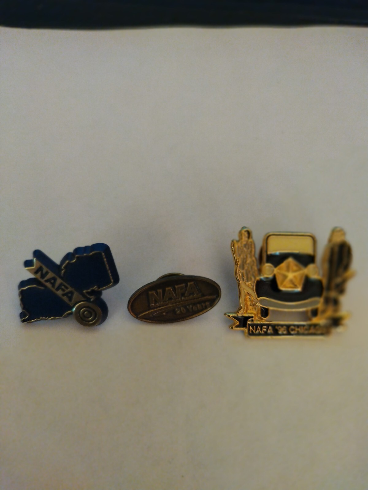 3 NAFA National Association of Fleet Administrators PINS 20 Year Pin +2 ...