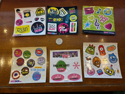 kids Bop Sticker Sheets ( Lot of 6)-4"stickers free flag sticker | eBay