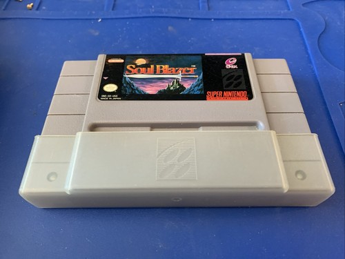 Soul Blazer New Battery(Super Nintendo, SNES 1992) Authentic and Tested ...