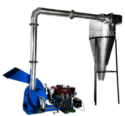 Electric Hammer Mill with Cyclone MKHM420B-C- High-Capacity Dry ...