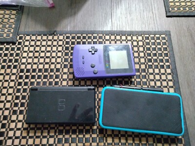 Used Lot x3 Nintendo Gameboy Handheld System 2DS Xl, DS Lite *Parts Or ...