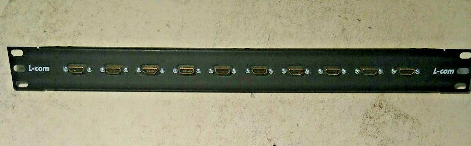 L-com HD Series HDMI Panel Mount Adapters in rack, Female to Female | eBay