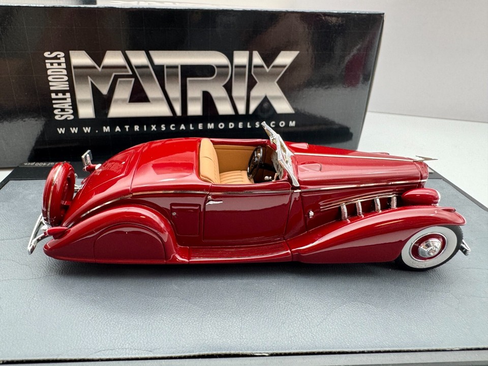 Duesenberg SJ Matrix 1/43 SWB 1935 Red #409 | eBay