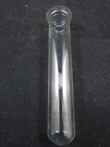 Lab Glass 16 x 90mm Cylindrical Round Bottom Plain Top Reaction ...