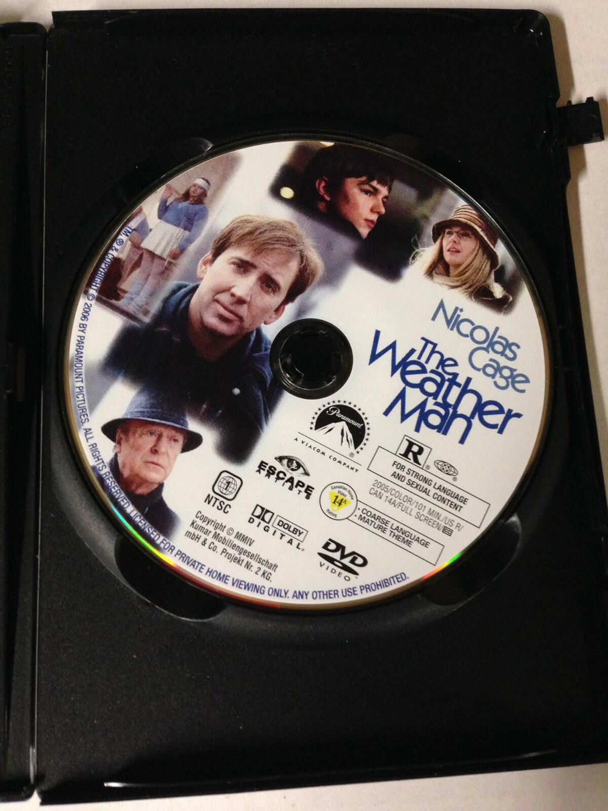 The Weather Man [DVD] 2006 full screen edition nicolas cage | eBay